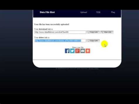 How To Upload Download Files From DataFileHost For FREE Create EBook Download Links YouTube