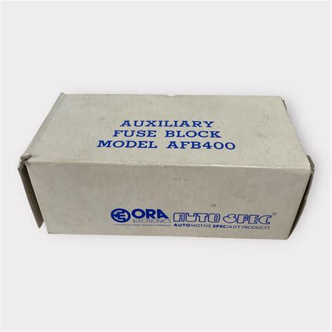 Auto Spec Afb400 Auxiliary 30a 10 Awg Fuse Block For Atc Type Fuses