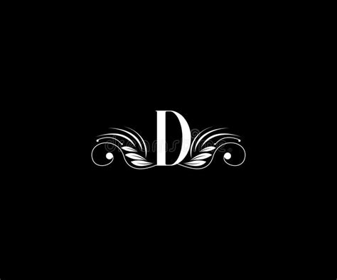Cc Letter Floral Elegant Graceful Ornament Logo Stock Illustration