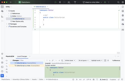 Unity Version Control Plastic Scm を Jetbrains Rider から操作する やらなイカ？