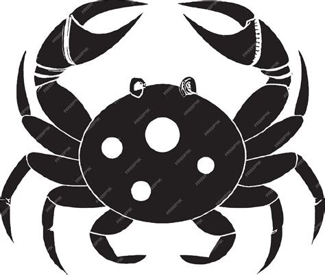 Premium Vector Crab With Beach Ball And Umbrella Icon