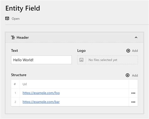 Entity Field Kirby Cms Plugins