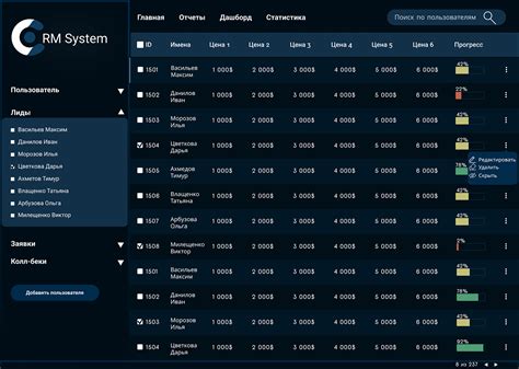 Design Of CRM System Behance