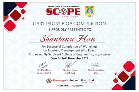 Shantanu Hon On Linkedin React Frontenddevelopment Sumagoinfotech