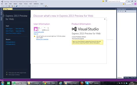 Fixes For Visual Studio Express Application Cannot Start Techyv