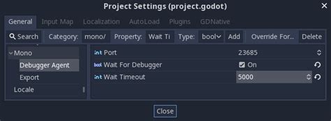 debug your mono godot project godotsharp