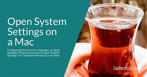 How To Open System Settings Preferences On A Mac La De Du