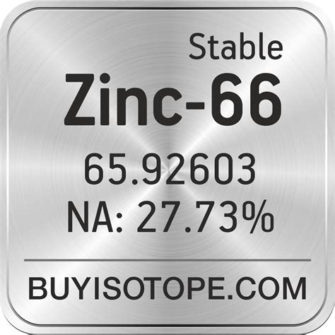 Zinc 66 Zinc 66 Isotope Enriched Zinc 66 Zinc 66 Metal Powder