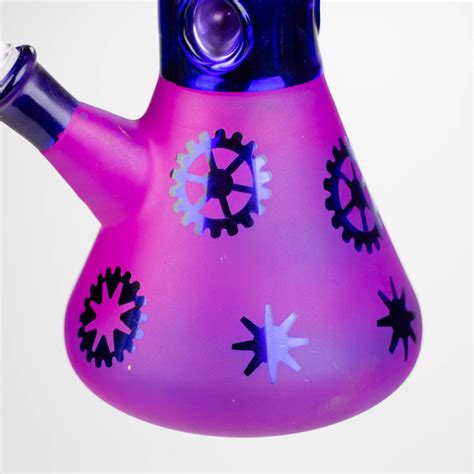 Purple Wheel Glass Water Pipes 12 Mile High Glass Pipes