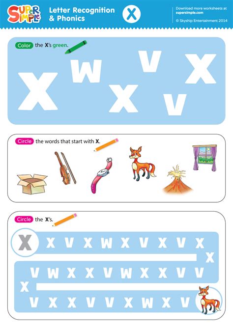 Letter Recognition Phonics Worksheet E Uppercase Super Simple