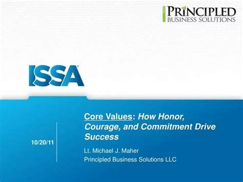 Ppt Core Values How Honor Courage And Commitment Drive Success Powerpoint Presentation