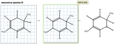 Solved Click To Edit Resonance Species B Ch3 Ch3 Ch3 H3c H3c