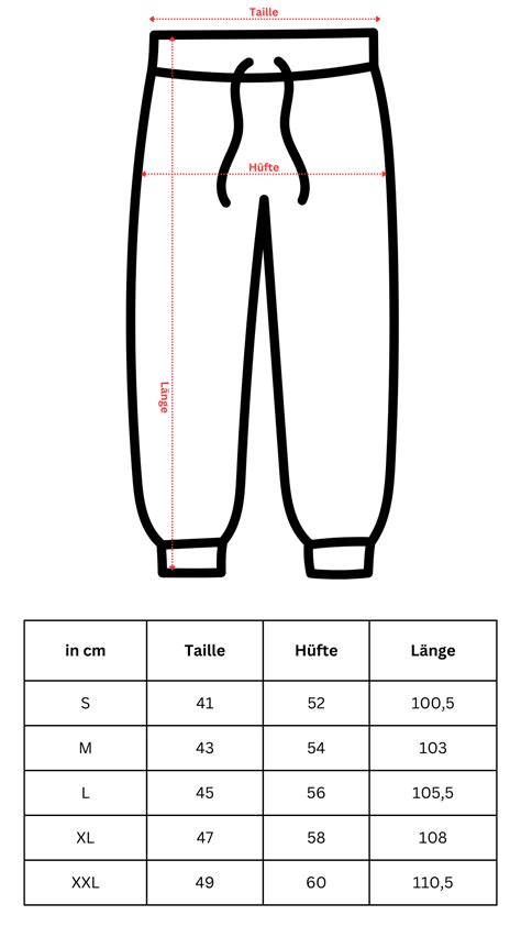 Maße Pants Nuffinz