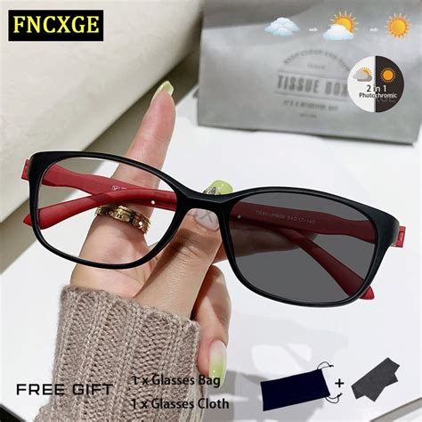 Jual FNCXGE Potokromik Kacamata Baca Plus 1 00 S D 4 00 Unisex Retro