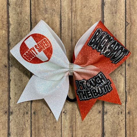 Back Spot Cheer Bow Etsy