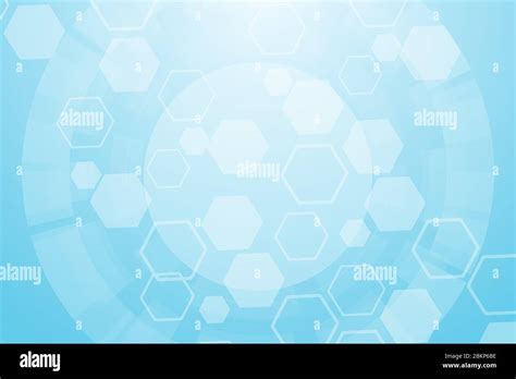 Hexagonal Abstract Background Big Data Visualization Global Network Connection Medical