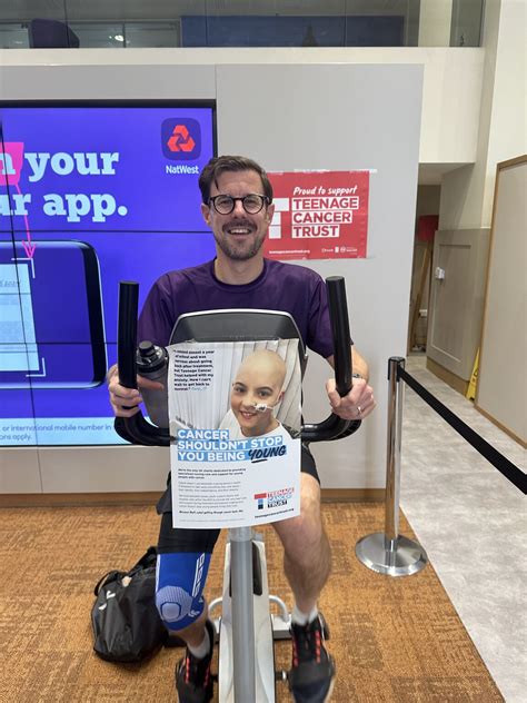35 5km Logged For Teenage Cancer Trust This Lunchtime Supporting Natwest Group Colleagues At