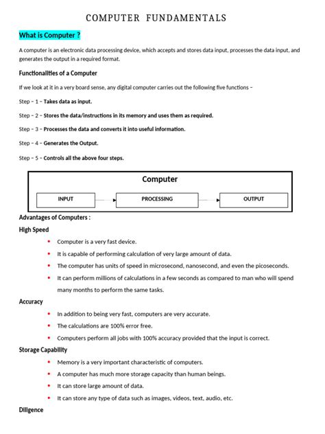 Computer Fundamentals 1 Pdf