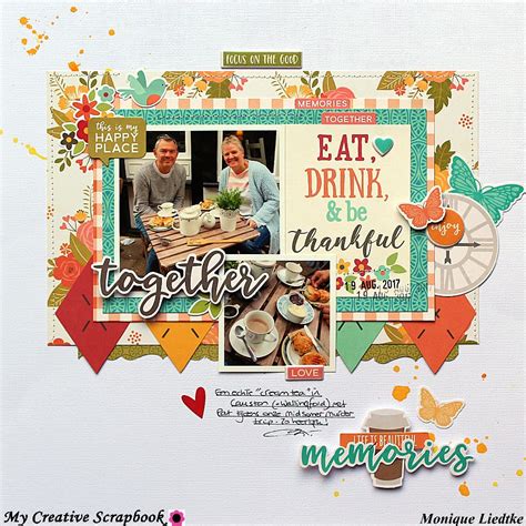 Eat Drink And Be Thankful Jillibean Soup Fall Scrapbook Layouts