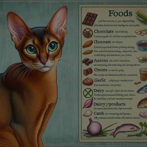 Quels sont les aliments à éviter pour un chat Abyssin avec un estomac