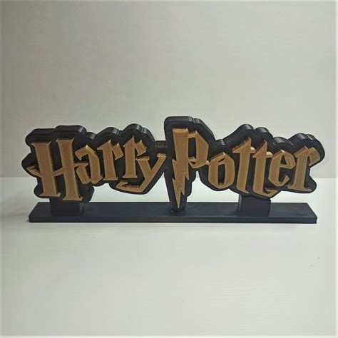 Archivo Stl Logo Harry Potter Easy Print・objeto Para Impresora 3d