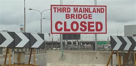 Fg To Shut Third Mainland Bridge 24 Hours For Repairs