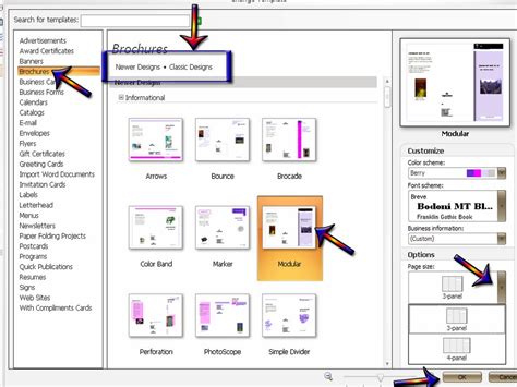 Cara Membuat Brosur Atau Brochures Di Microsoft Office Publisher Antelu