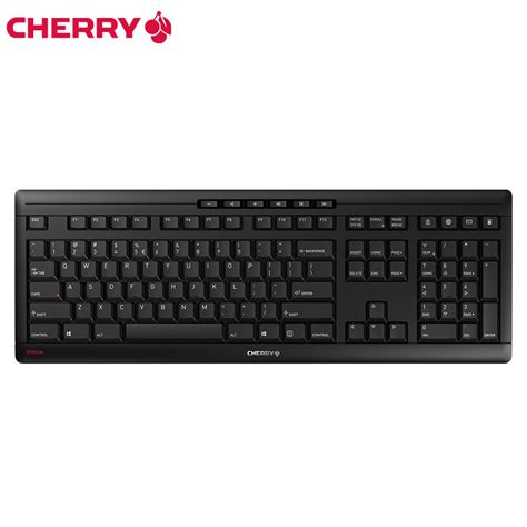 Cherry樱桃无线键盘办公码字薄膜笔记本台式电脑通用外接打字静音薄膜键盘 虎窝淘