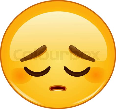 Smiley Emoticon Emoji Stock Vektor Colourbox
