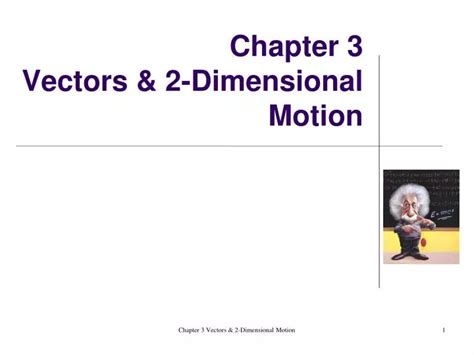 PPT Chapter Vectors Dimensional Motion PowerPoint Presentation ID