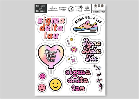 Alpha Epsilon Phi Stickers Sorority Recruitment Sorority Etsy