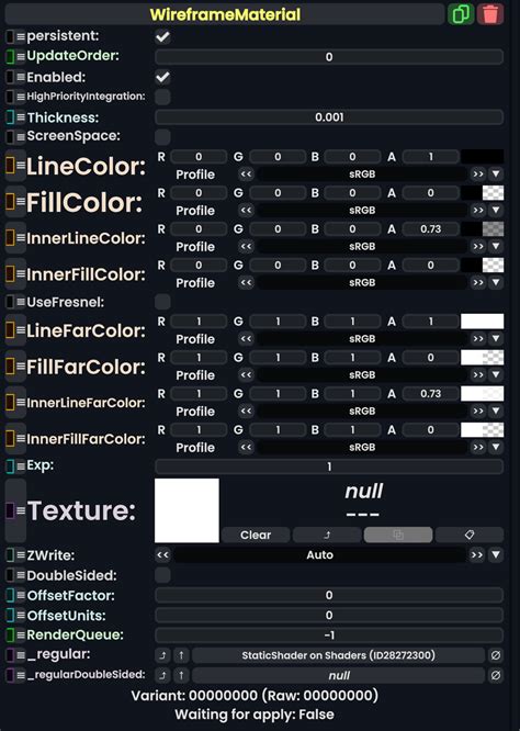 Component Wireframematerial Resonite Wiki