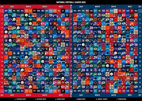 2022 Nfl Regular Season Schedule