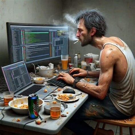 Ai가 그린 개발자 일상 후니넷 Hooninet