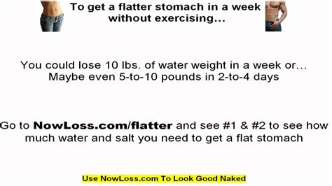 How To Get A Flat Stomach In A Week Body Sculpting Wonderhowto