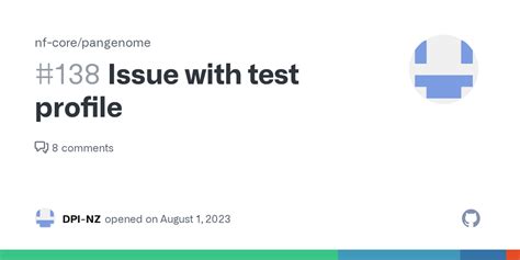 Issue With Test Profile Issue Nf Core Pangenome GitHub