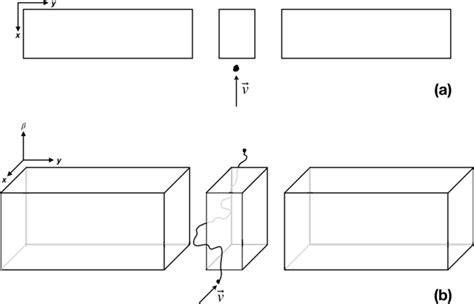 A Schematic Of The Double Slit Experiment A A Classical Particle
