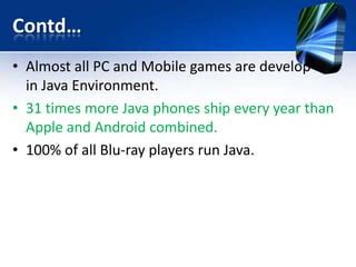 Technology Life Cycle Of Java PPT