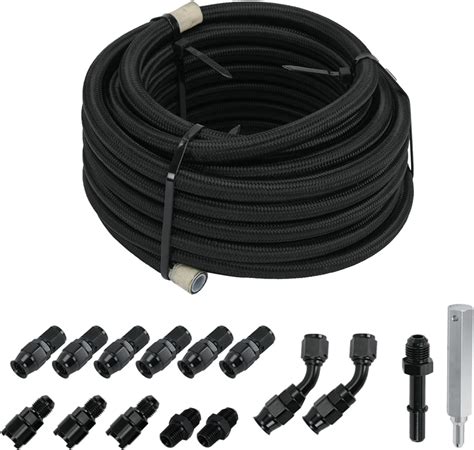 PQY 6AN 38 PTFE LS Swap EFI Kit de montaje de línea de combustible E85