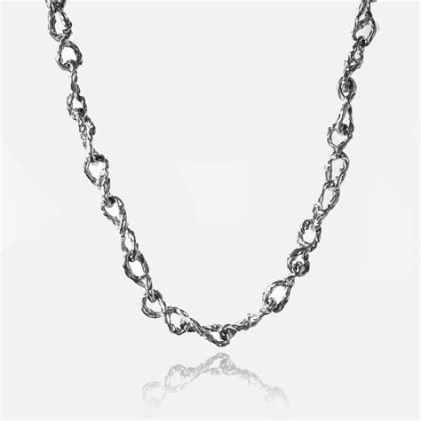 Mens Molten Necklace Corrupted Chain For Men Warpedsense