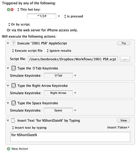 Keyboard Maestro Macro Applescript Mail This Selected Item The