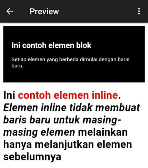 Belajar Html Element Blok Dan Inline 7 Suka Code Suka Code