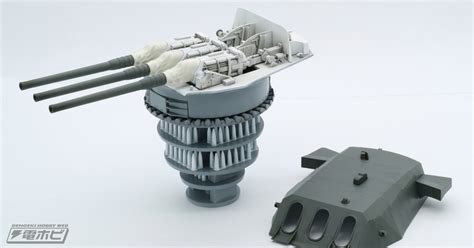大艦巨砲主義は漢の浪漫戦艦大和の主砲46センチ砲のみをビッグスケールでキット化 電撃ホビーウェブ