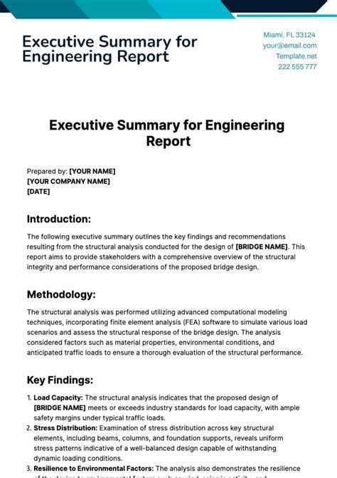 How To Write An Engineering Design Report
