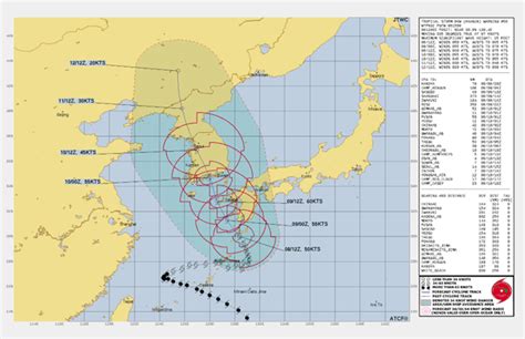 Typhoon Khanun August 8 Update