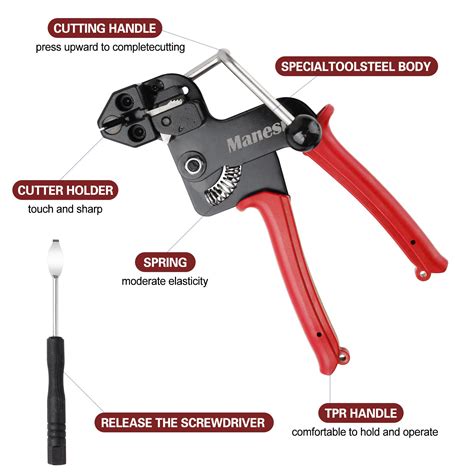 Metal Zip Ties Cutter For Stainless Steel Tie Wrap
