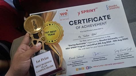 Tushar Attri On Linkedin Thrilled To Share That Me With My Team Won