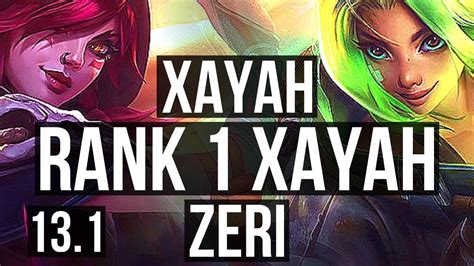 Xayah And Nautilus Vs Zeri And Karma Adc Rank 1 Xayah Rank 3 403