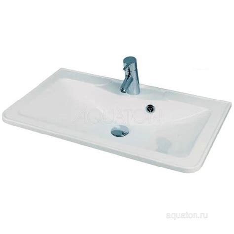 Раковина AQUATON Сиена 75 белая 1A704131SN010 Акватон купить в Самаре