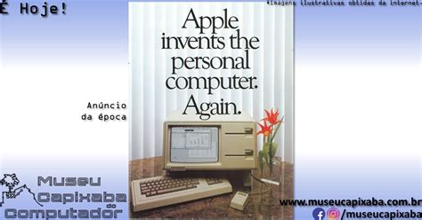 O Microcomputador Apple Lisa De 1983 Mcc Museu Capixaba Do Computador